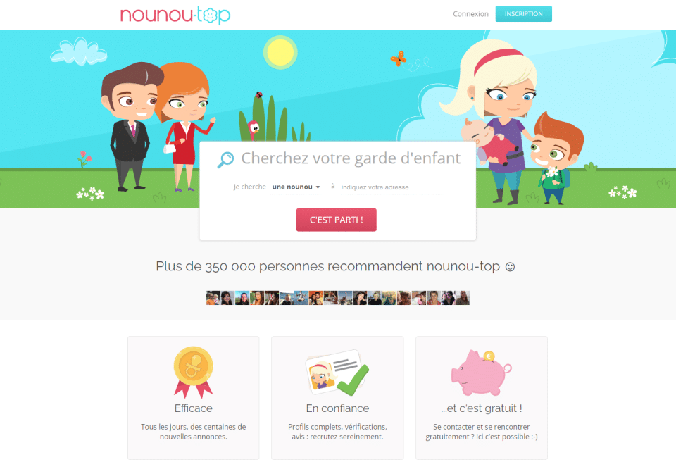 Nounou Top : trouvez une nounou de confiance